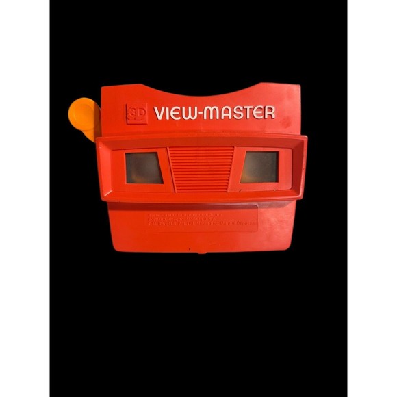 Toys | Vtg Gaf Viewmaster Red 3d Viewer W Orange Ball Lever Visual View ...